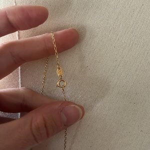 S-Kin Studio | Jewelry | Gold Moon Pendant Necklace | Poshmark